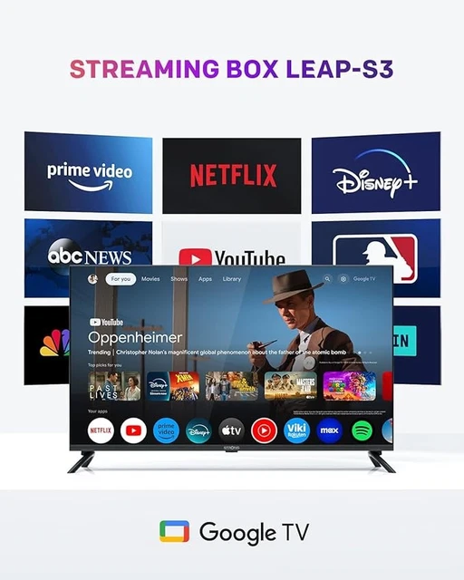 STRONG LEAP-S3 PRO 4K UHD Google TV Streaming Box with Ethernet Port ...