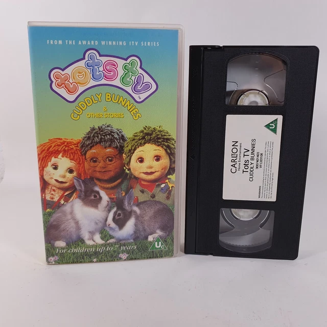 TOTS TV CUDDLY Bunnies & Other Stories VHS Video Cassette Tape ITV ...