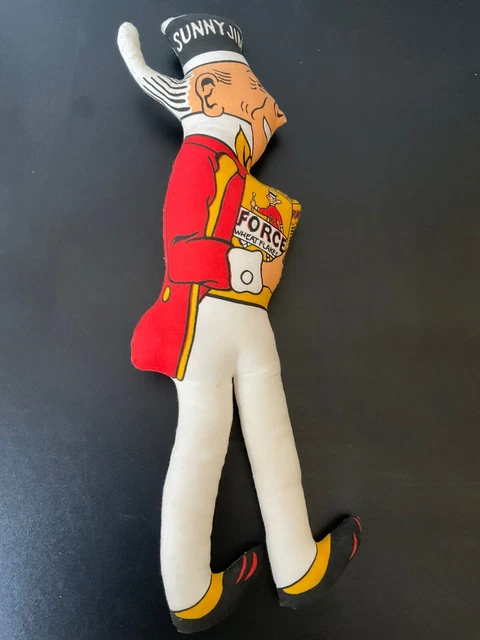VINTAGE SUNNY JIM,FORCE Wheat Flakes Advertising Rag Doll. VGC. £11.12 ...