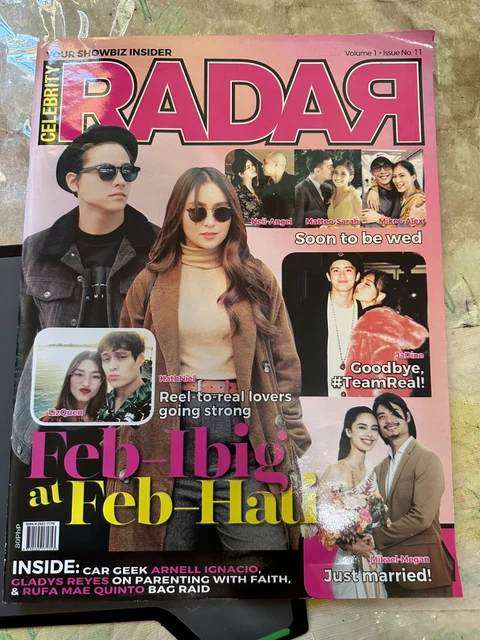 CELEBRITY RADAR PHILIPPINES Magazine Kathryn Bernardo Daniel Padilla ...