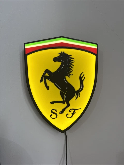 FERRARI LED LIGHTBOX 10” usb Powered £31.90 - PicClick UK