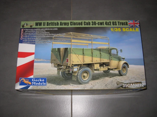 GECKO MODELS 35GM0072 WWII British Army Closed Cab 30cwt 4x2 GS Truck 1 ...