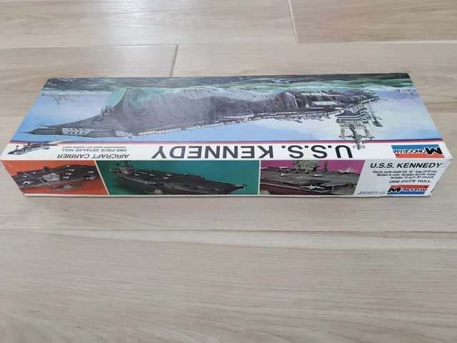 MONOGRAM MODEL USS Kennedy Aircraft Carrier Kit No. 6854 $62.44 ...