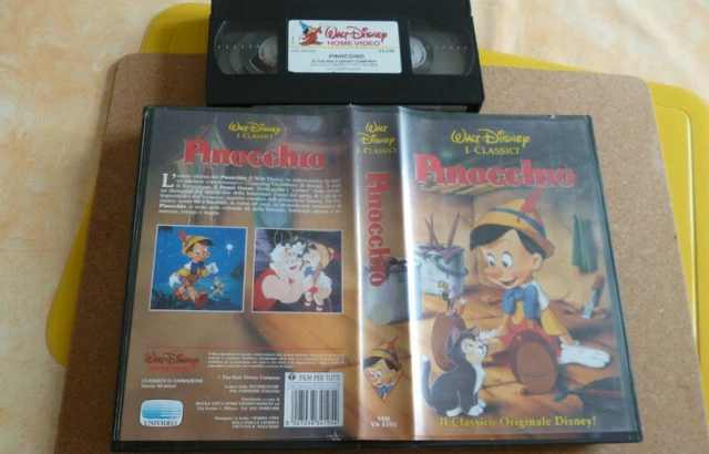 PINOCCHIO WALT DISNEY I CLASSICI (VHS) VERSION ITALIANO EUR 40,00 ...