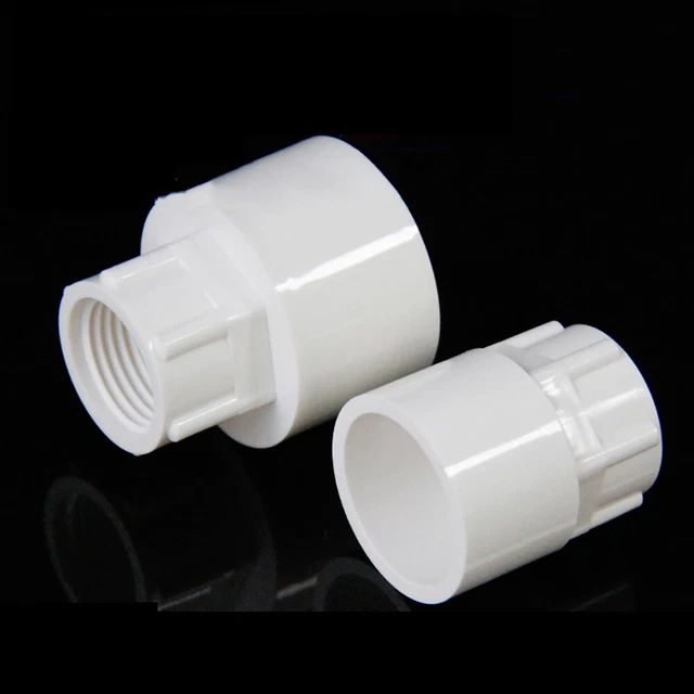 PVC FEMALE THREADED Socket Straight Connector Pipe Fitting 20mm-110mm ...