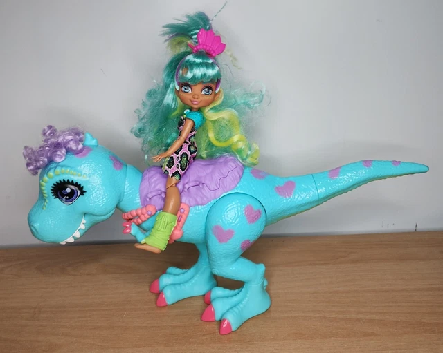 MATTEL CAVE CLUB Rockelle & Tyrasaurus Doll & Figure Fantastic ...