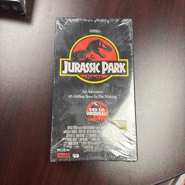 JURASSIC PARK MOVIE VHS Tape Movie 1993 MCA Watermark-FACTORY SEALED £8 ...