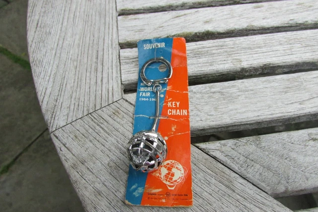 NEW YORK WORLDS Fair 1964-1965 Unisphere Souvenir Key Chain, New Other ...