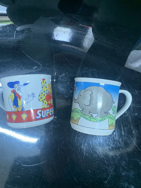 1980'S SUPER TED Rare Fine Tea Cup Mug English Bear British TV BBC UK £ ...