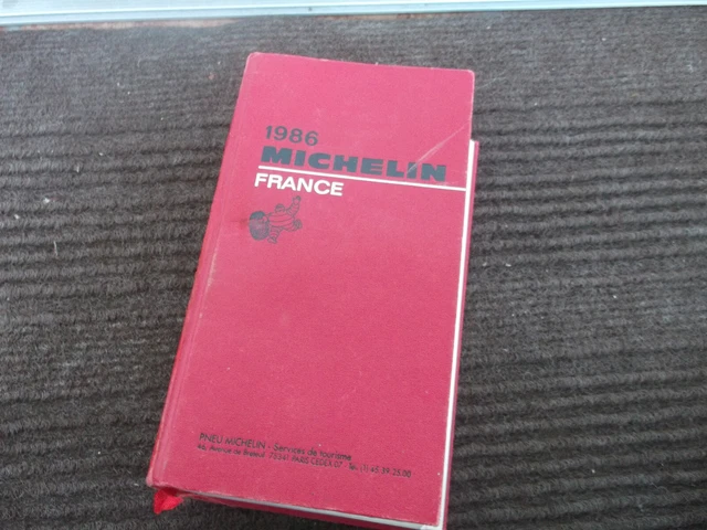 GUIDE ROUGE MICHELIN 1986 EUR 6,00 - PicClick FR