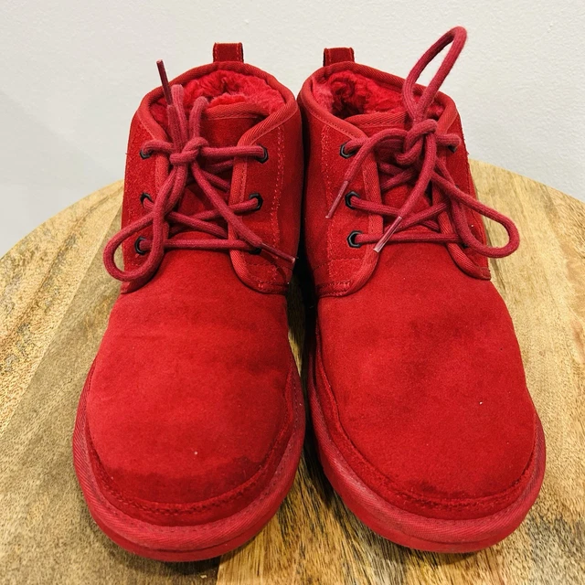 MEN’S UGG NEUMEL Samba Red Chukka Boots Size 9 EUC Style 3236 £40.71 ...