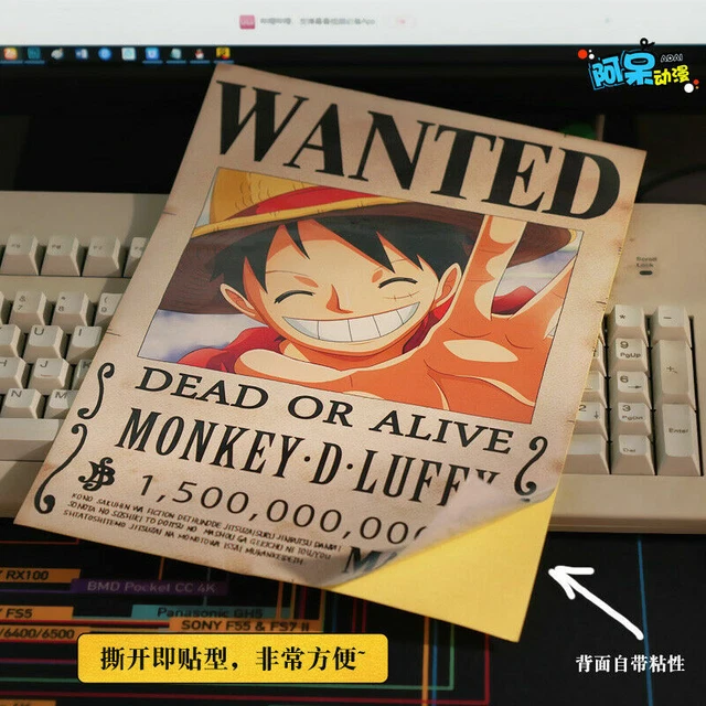 ANIME ONE PIECE Poster Arrest Warrant Luffy Zoro Nami WANTED Poster 1 ...