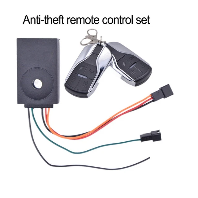 ENHANCED SAFETY WITH For Electric Bike Remote Alarm and Keyless Entry ...