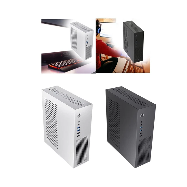 BOÎTIER D'ORDINATEUR MINI Boîtier Compact Home Office Montage Mural ...