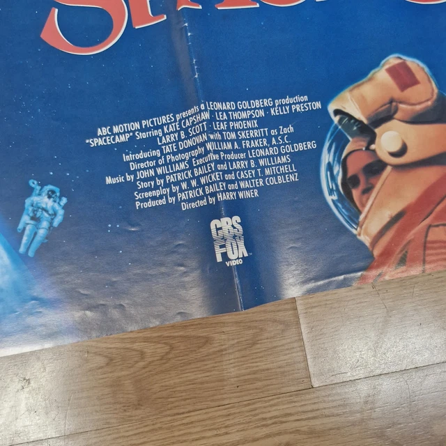 SPACECAMP 1986 UK Video Poster KATE CAPSHAW £5.45 - PicClick UK