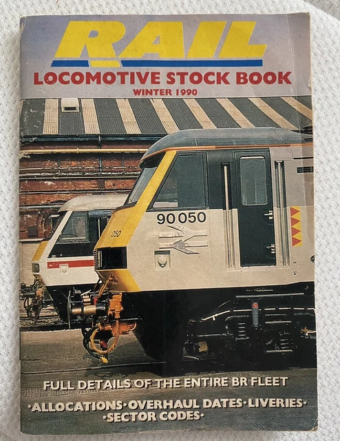 RAIL LOCOMOTIVE STOCK Book Winter 1990 £1.25 - PicClick UK