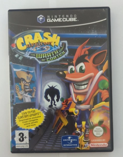 CRASH BANDICOOT: THE Wrath of Cortex (Nintendo GameCube, 2001) £17.99 ...