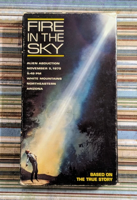 FIRE IN THE Sky (1993 VHS) DB Sweeney Robert Patrick Peter Berg ...