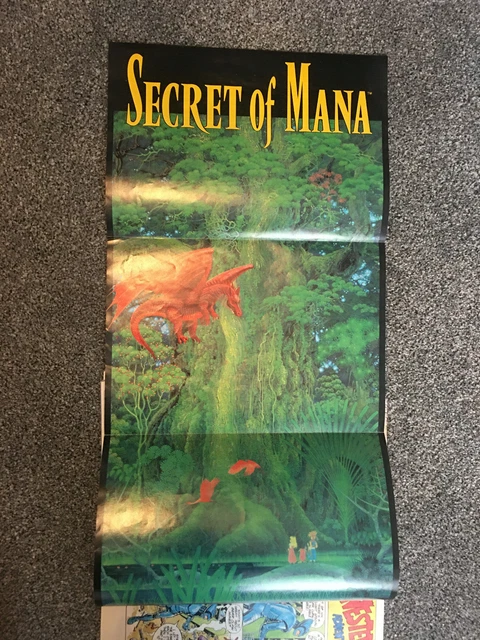 NINTENDO POWER MAGAZINE issue 53 with Secret of Mana poster snes £24.00 ...