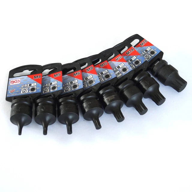 POWER BIT INSERT Inner Multiple Tooth Multiple Tooth XZN, Nut Drive 1/2 ...