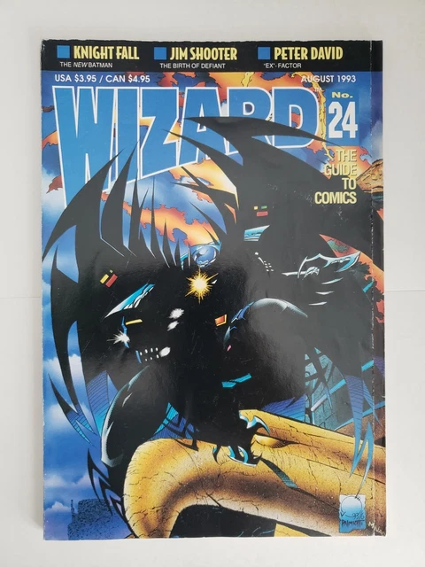 WIZARD THE GUIDE to Comics # 24 (August 1993) Batman foldout cover ...
