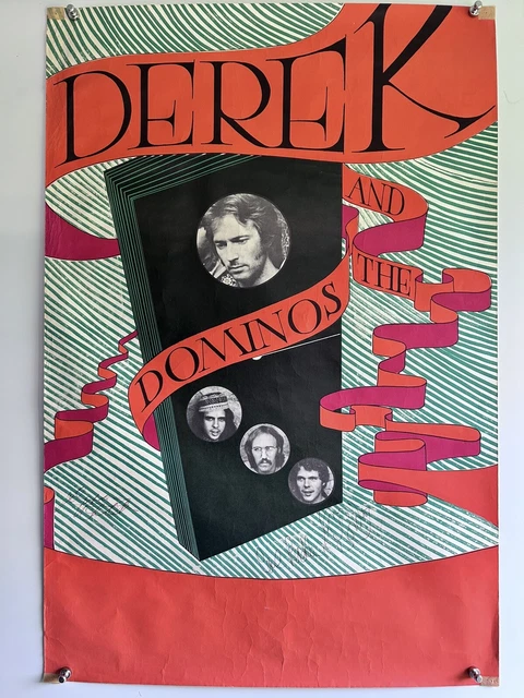 DEREK AND THE Dominos Affiche Signé Par Whitlock Radle Et Gordon GB ...