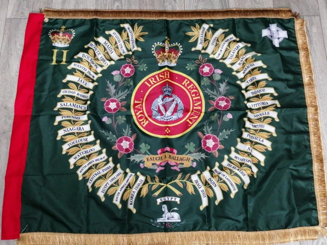 THE ROYAL IRISH Regiment 2nd battalion Regimental colours flag. £30.00 ...