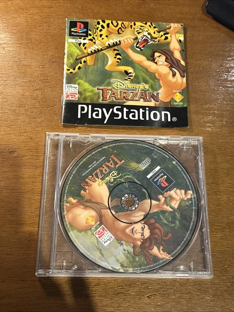 DISNEYS TARZAN PS1 PlayStation Game Complete with Manual Wrong Box! £7. ...
