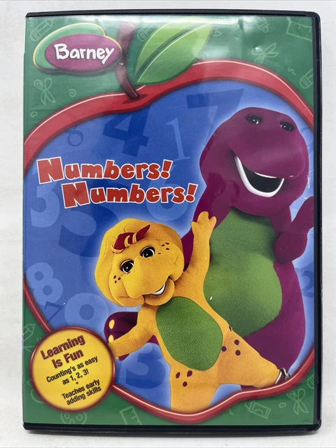 BARNEY - NUMBERS, Numbers (DVD, 2010, Canadian Back to School Version ...