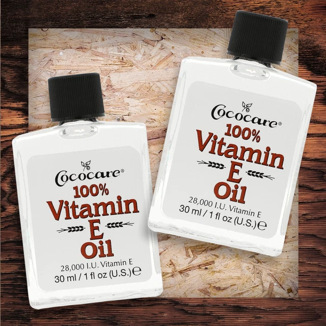 COCOCARE 100% VITAMIN E Oil 30 ml x 2- TWIN PACK 28,000 I.U High ...