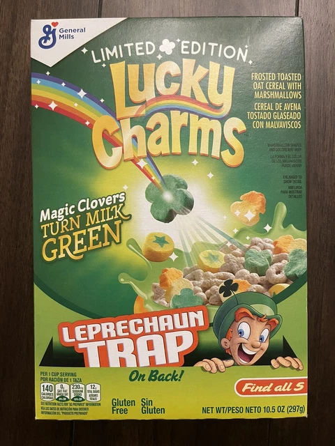 LUCKY CHARMS LIMITED edition for saint Patrick day with leprechaun trap ...