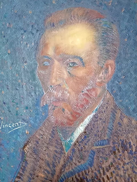 VINCENT VAN GOGH Drawing on paper (Handmade) signed and stamped mixed ...