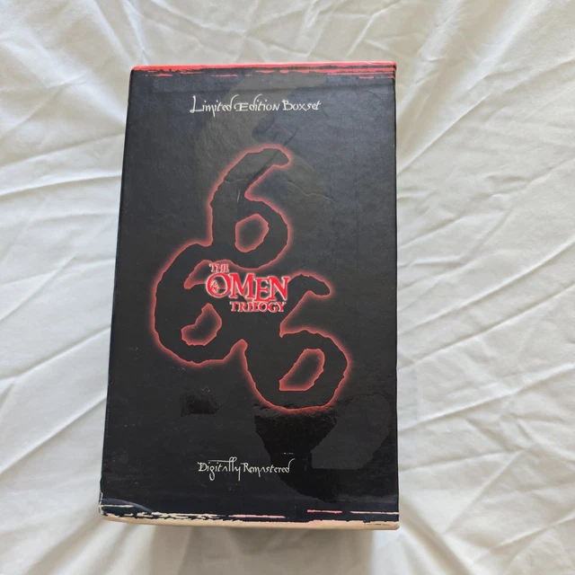 THE OMEN TRILOGY - VHS - Limited Edition Video Box Set - 3 Tapes £37.11 ...