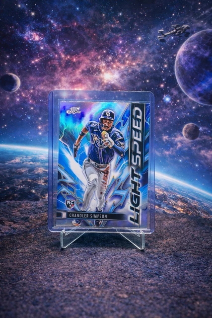 2025 TOPPS COSMIC ~Chandler Simpson~ Light Speed RC / Rays ⚾️🇨🇦🌾 $7.00 ...