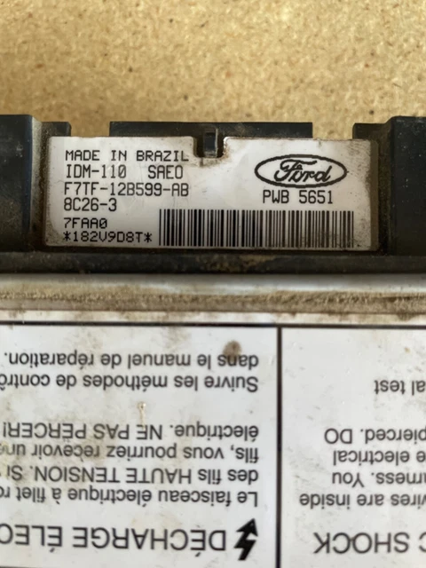 99-03 FORD F250 F350 7.3 Diesel Injector Drive Module IDM F7TF-12B599 ...