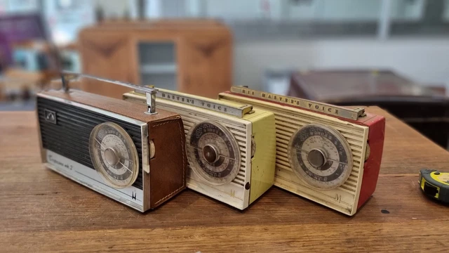 HMV SPRITE AND Tropicana Portable Transistor Vintage Radios X3 $50.00 ...