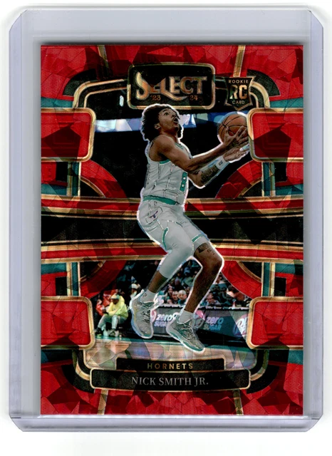 NICK SMITH JR. 2023-24 Panini Select glace craquée rouge Prizm RC #89 ...
