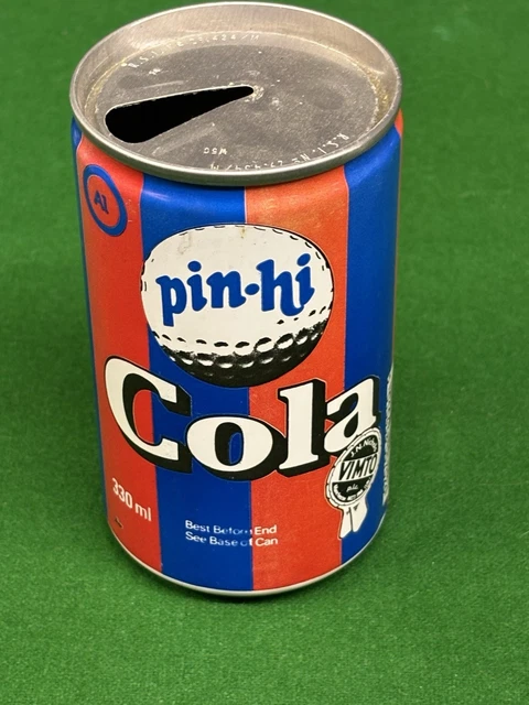 VINTAGE PIN-HI COLA Drink Can Dated 1984 Uk 330ml Collectable Rare Item ...