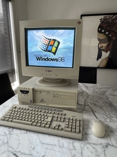VINTAGE COMPUTER IPEX Pentium 2 400mhz 3dfx Voodoo Retro Gaming Win98 ...