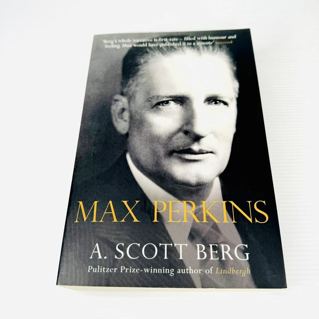MAX PERKINS EDITOR of Genius by A. Scott Berg 2013 Paperback Biography ...