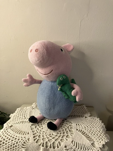 GEORGE PLUSH WITH MR DINOSAUR * PEPPA PIG soft toy TY BEANIE babies ...