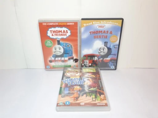 THOMAS & FRIENDS Series 8, Thomas And Berty, & Dinosaur Train Tour DVDs ...