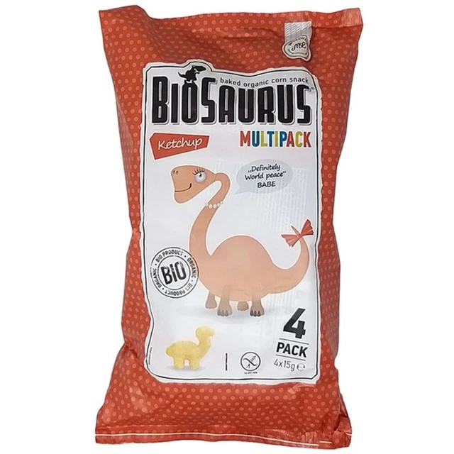 MCLLOYD'S BIOSAURUS KETCHUP corn chips sans gluten, 4x15g EUR 2,05 ...
