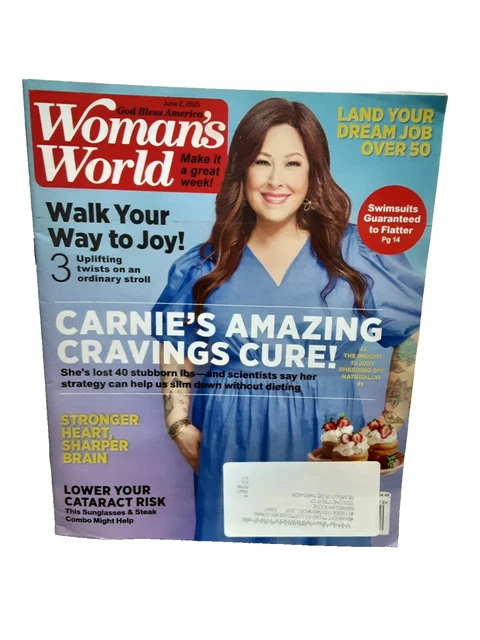 WOMAN'S WORLD 2025 June 2 ~ Carnie Wilson - Walk Your Way To Joy ...