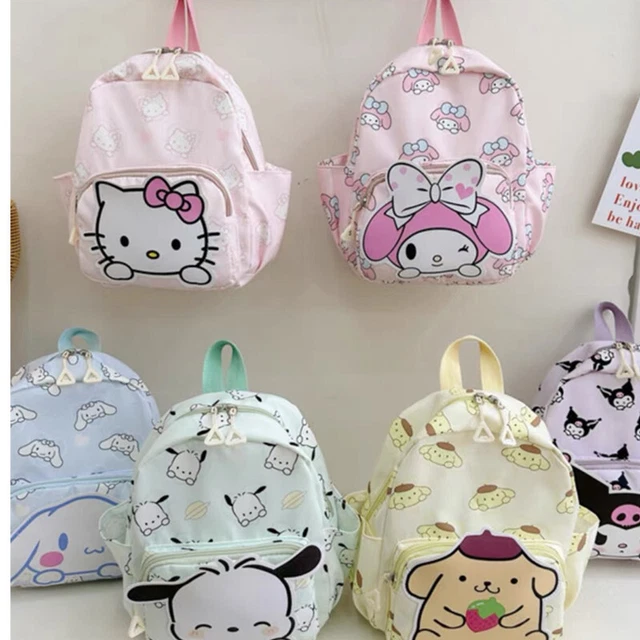 CUTE HELLO KITTY Bag SanrioStudent BackpackMy Melody Kuromi Cinnamoroll ...