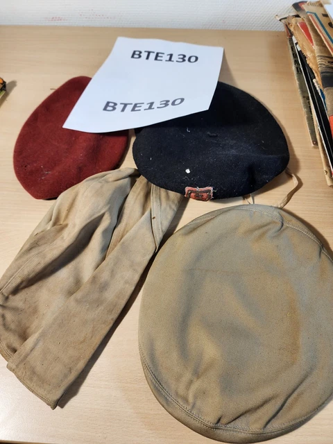 LOT 4 CALOT bérets armée française anciens Parachutistes Algérie ...