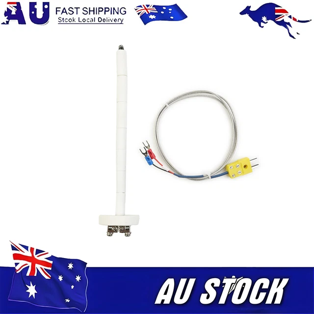 K-TYPE THERMOCOUPLE BLOCK Ceramic Kiln Probe 2372/1300 Degree F/C 11G ...