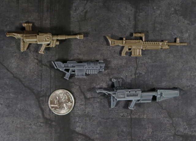 Marvel Legends Fodder Weapons Rifle Lot Military Gi Joe Classified 6” 1