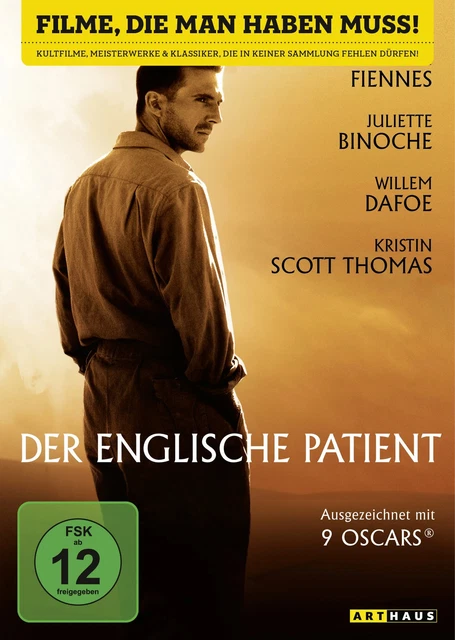 DER ENGLISCHE PATIENT DVD Liebesdrama Ralph Fiennes Juliette Binoche ...
