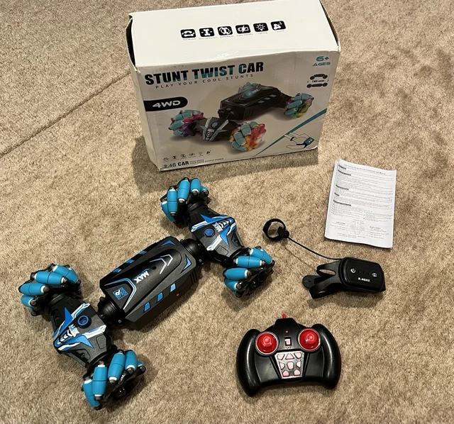 STUNT LED CAR Remote Control Gesture RC 360° Rotation With Box £13.99 ...